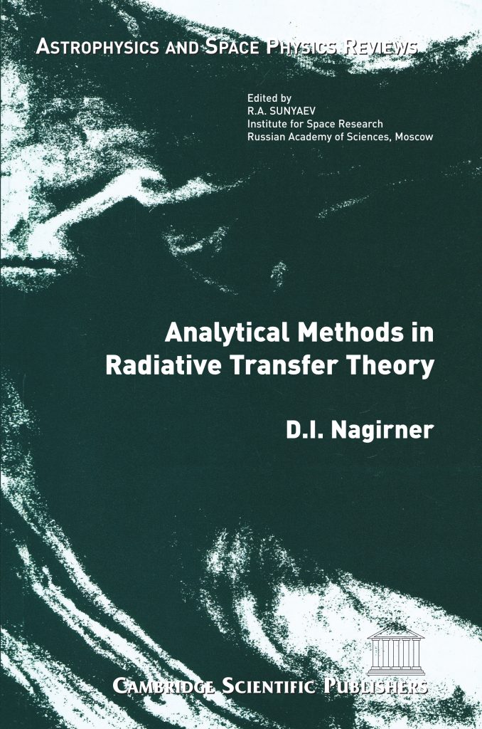 Analytical Methods in Radiative Transfer Theory – Cambridge Scientific ...