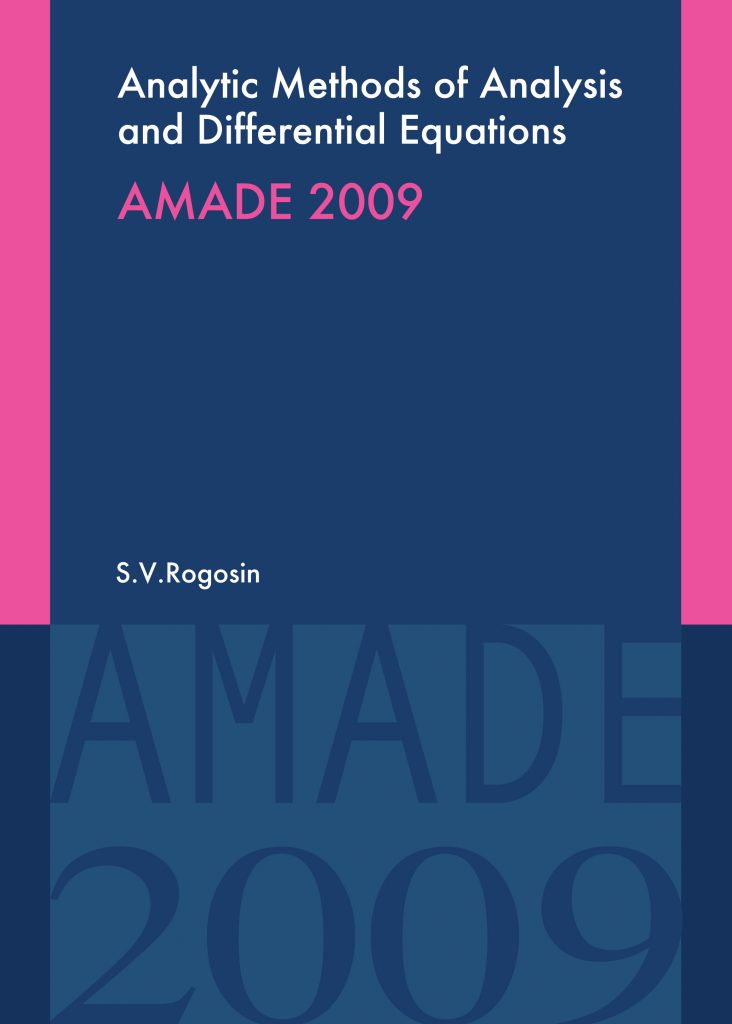 Analytical Methods of Analysis and Differential Equations: AMADE 2009 ...